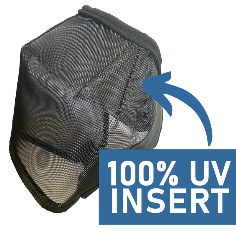 FV45 - Horse Fly Veil Ultimate UV with Ripstop Nose and Mesh Ears